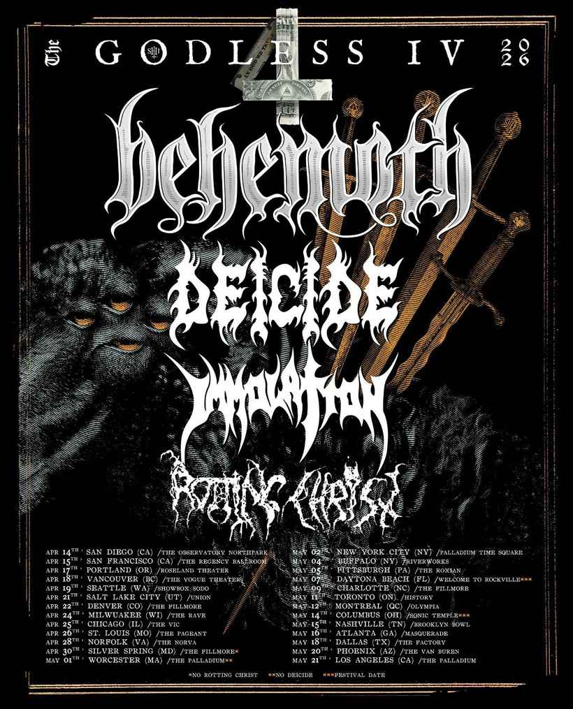 Behemoth On “The Godless IV Tour” In North America